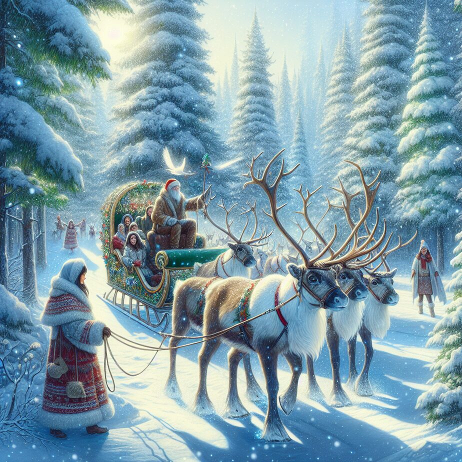 Magical Reindeer Sleigh Rides in Wintery Lapland - That Lapland Life Home